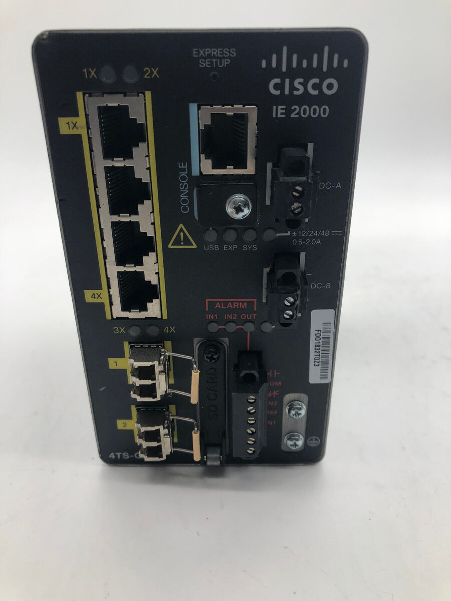 Cisco IE-2000-4TS-G-B-U | Industrial Ethernet IE 2000 Series 4 x FE ...