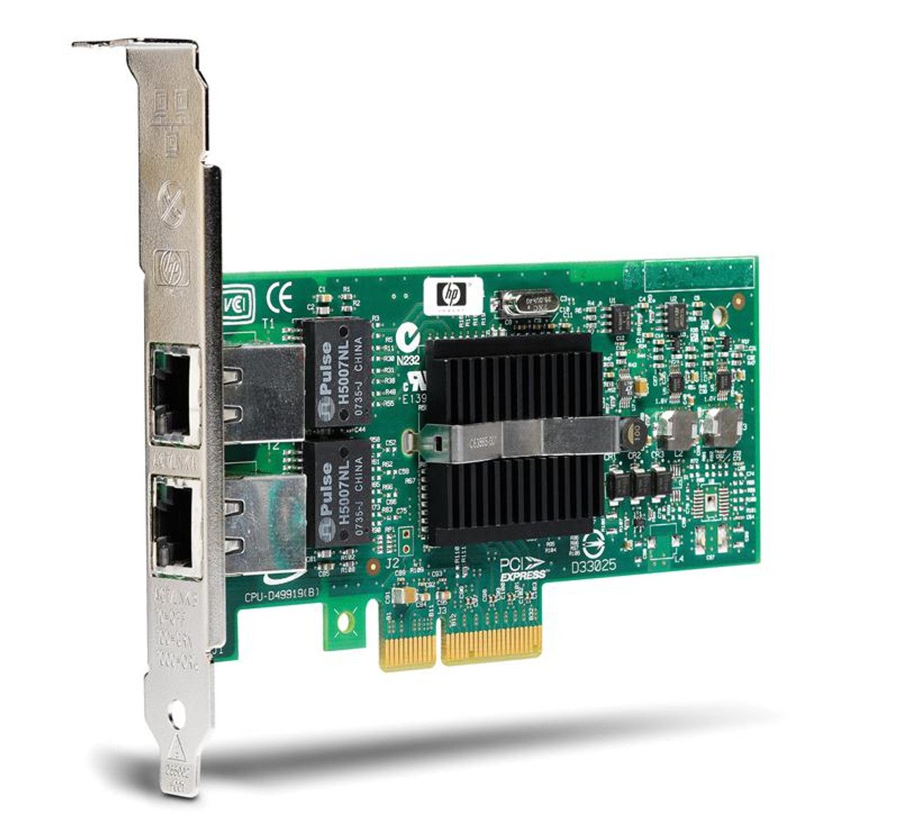 HP 412648B-B21 | NC360T PCI Express 2 x Ports 10/100/1000Base-T Gigabit ...