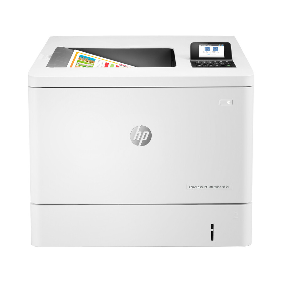 HP 7ZU81A#BGJ | Color LaserJet Enterprise M554 M554dn Desktop Laser ...